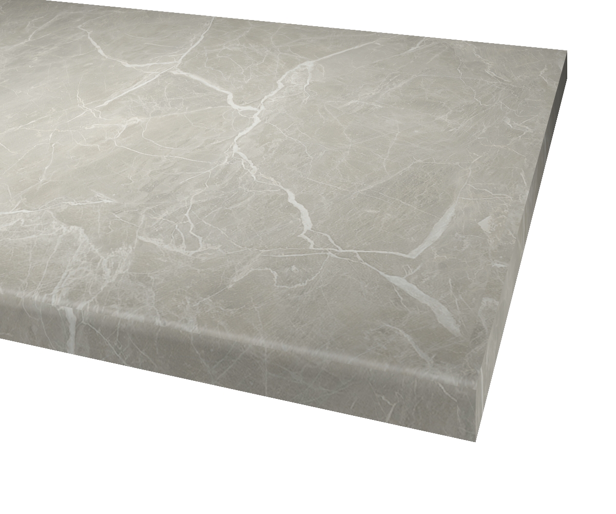 Fibo benkeplate laminat marble grey | Optimera.no