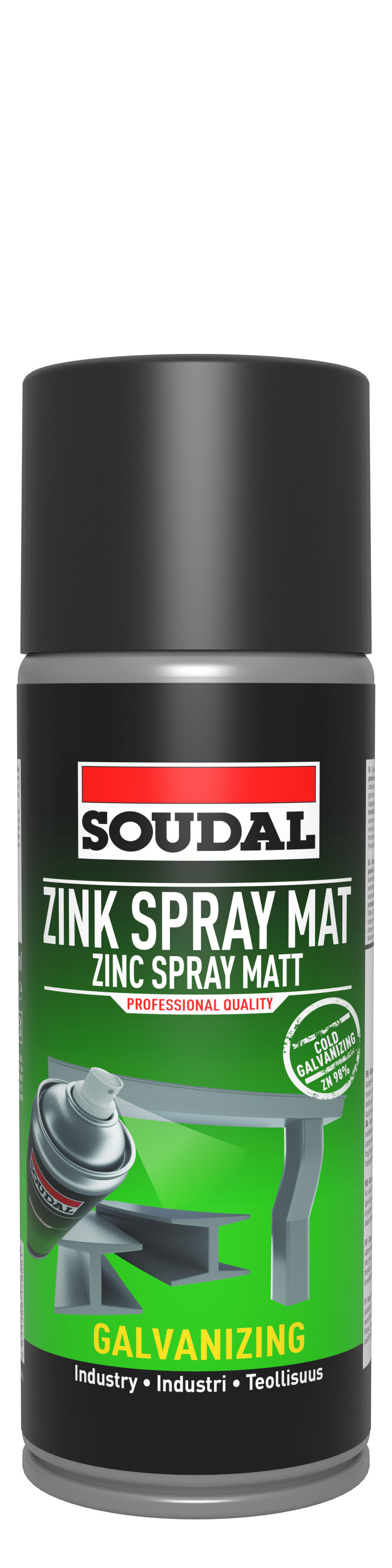 Spray zink matt 400 ml | Optimera.no