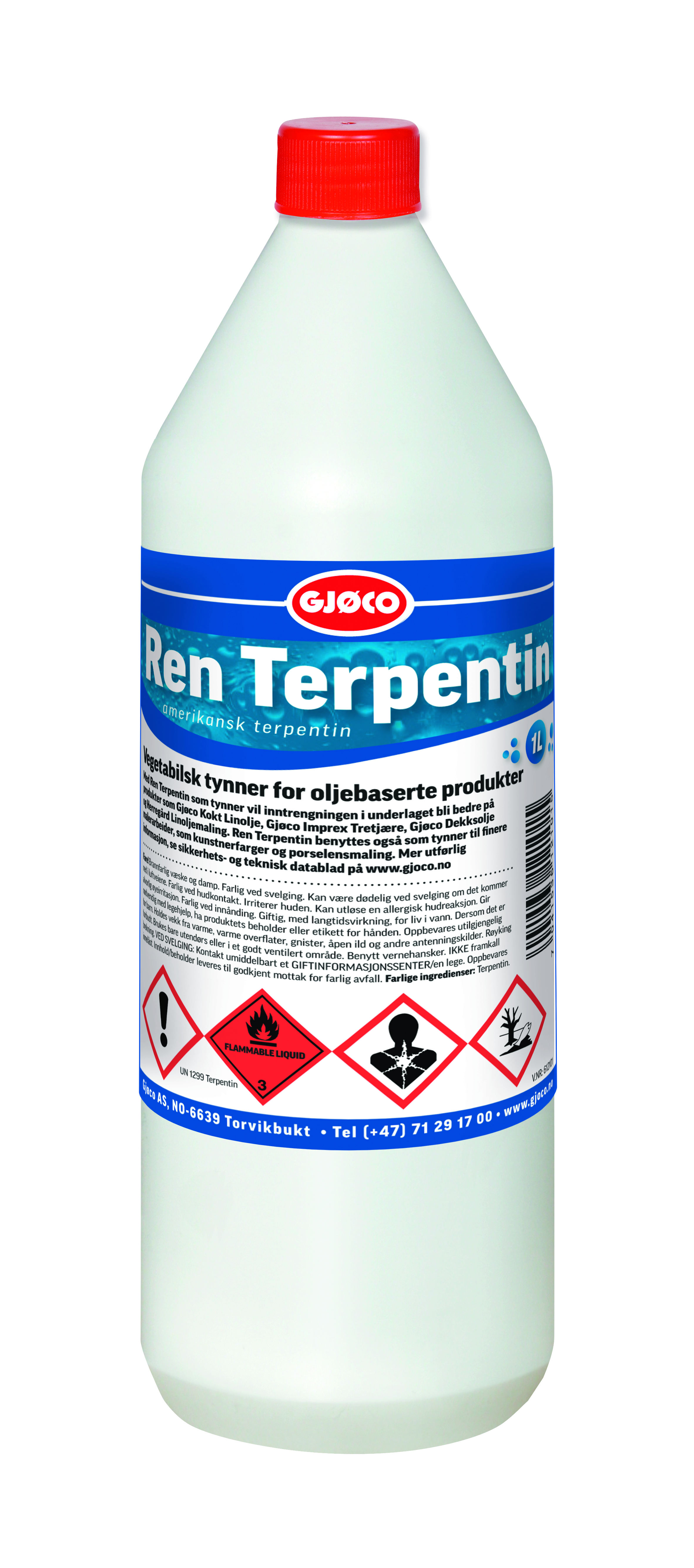 Terpentin 1 liter | Optimera.no