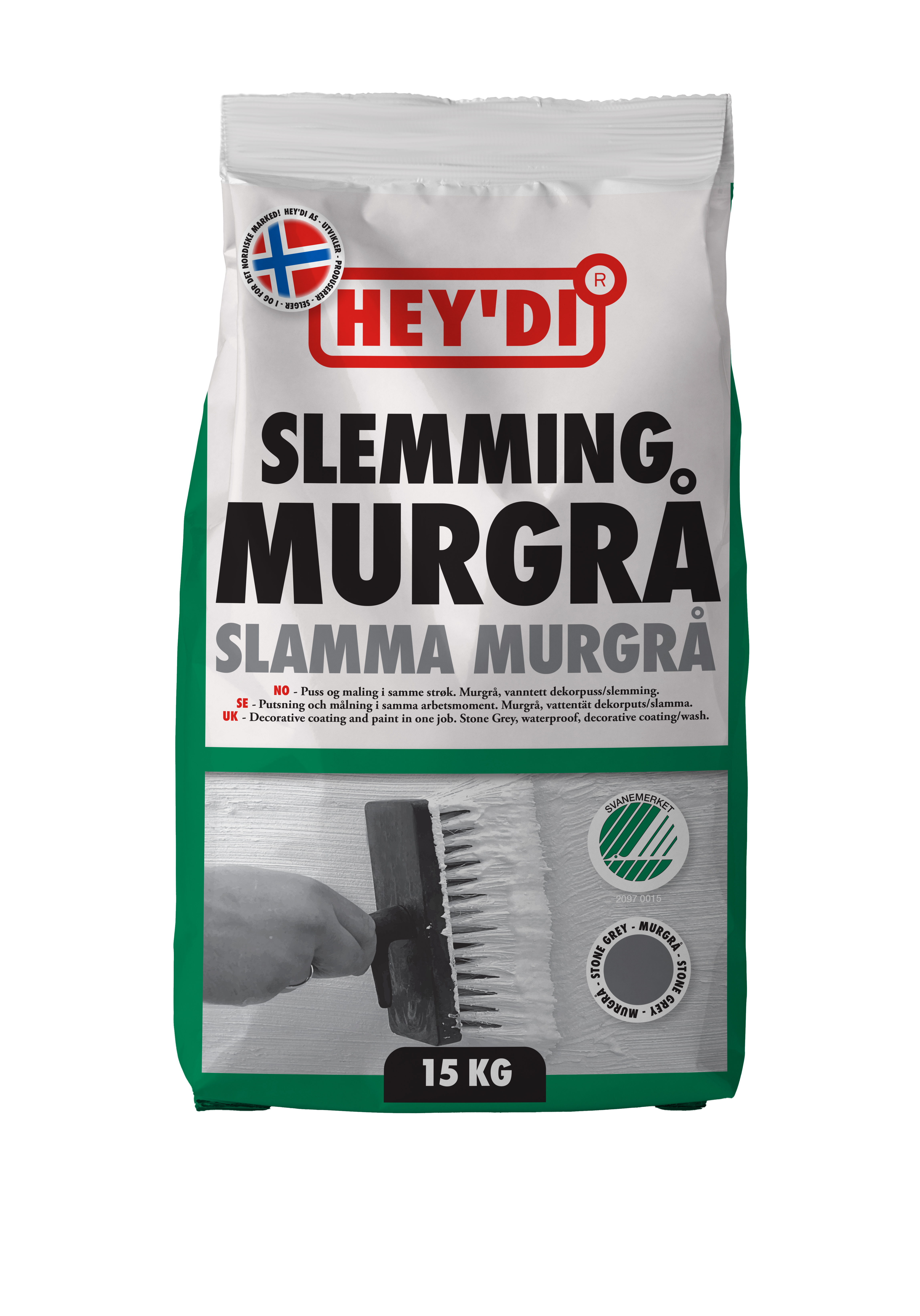 Slemming Murgrå 15 kg | Optimera.no